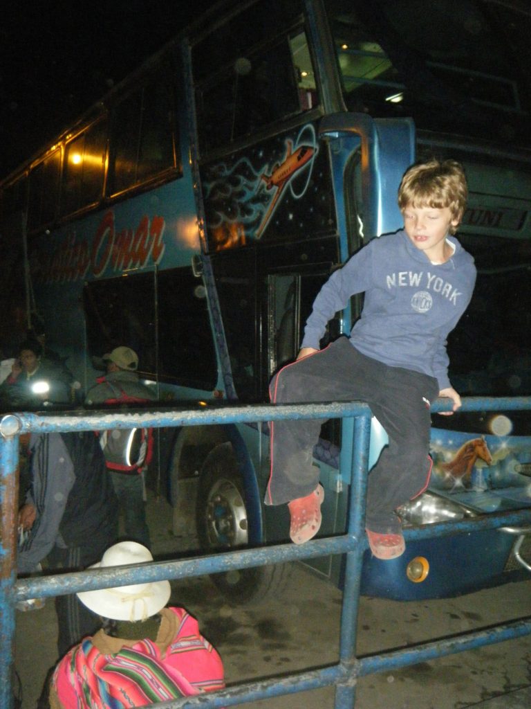 La Paz to Uyuni Bolivia with a Maniac Driver at Night | Exploramum